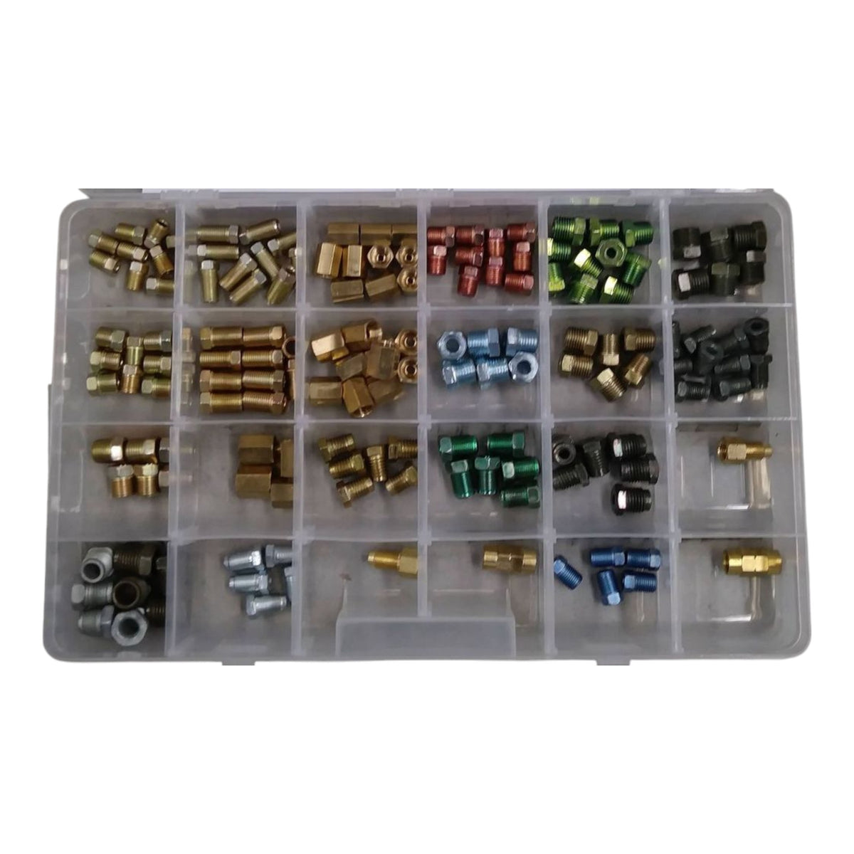 Brake Fitting Assortment 158 Pc Plastic Drawer-8 — Chem Nut Supply